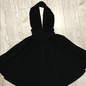 Axara | Dresses | Axara Paris Black Marilyn Monroe Dress Backless S ...